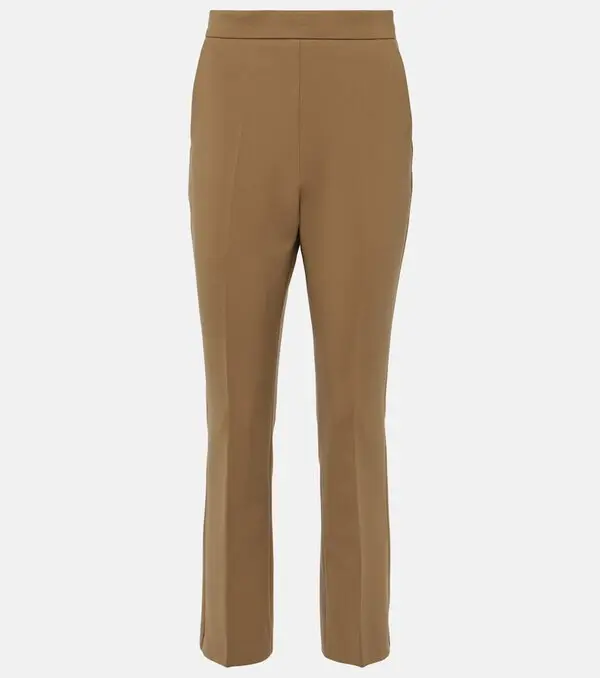 Max Mara Nepeta Straight Pants - Green
