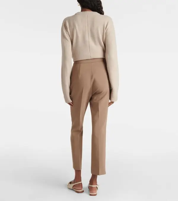 Max Mara Nepeta Straight Pants - Green