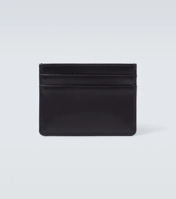 Dolce & Gabbana Logo Leather Card Holder - Black