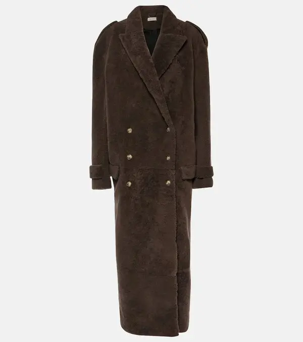 THE MANNEI Rutul Faux Fur-trimmed Coat