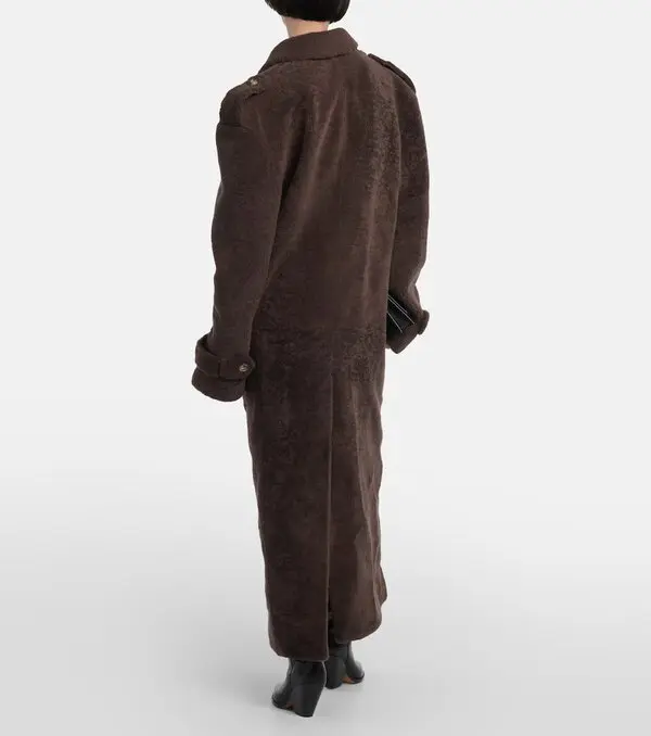 THE MANNEI Rutul Faux Fur-trimmed Coat