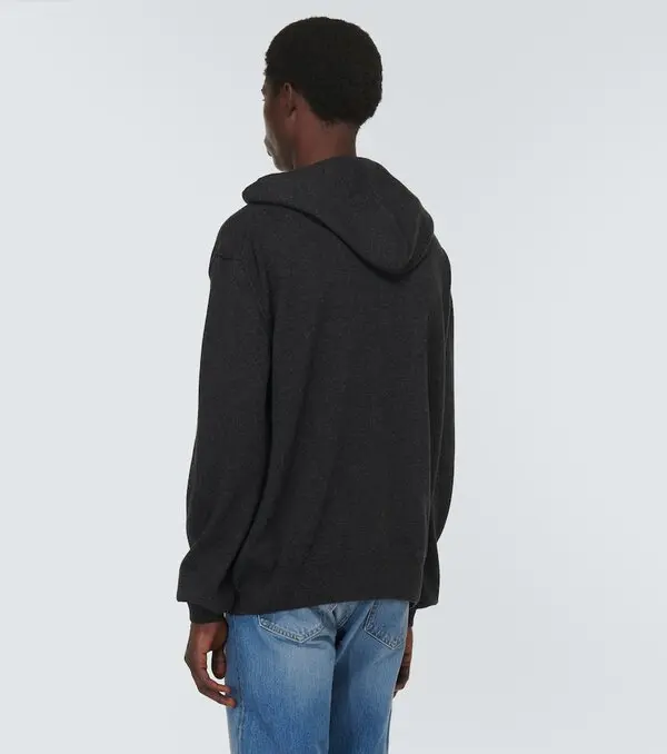 MAISON MARGIELA Wool And Cashmere Hoodie - Grey