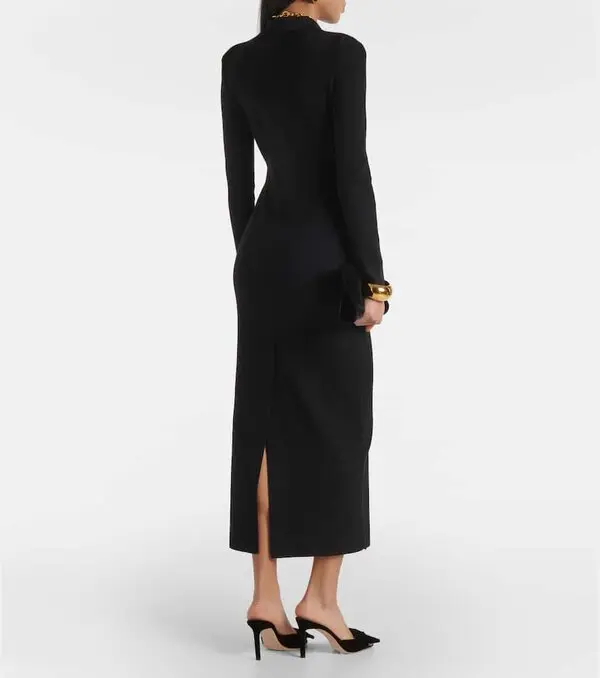 TOM FORD Wool And Silk-blend Maxi Dress
