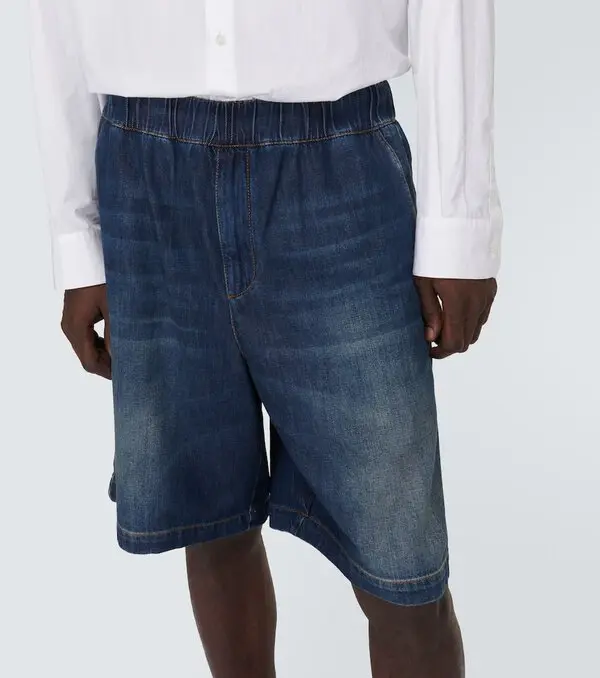 Valentino Garavani Denim Bermuda Shorts
