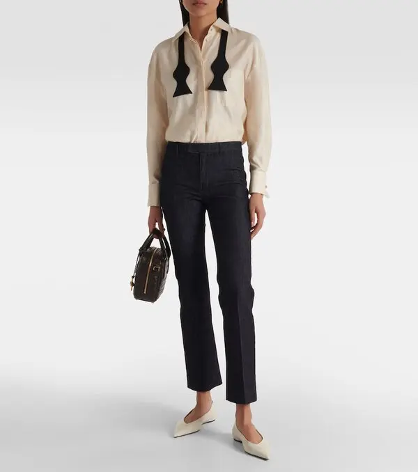 Max Mara Alan Cropped Flared Jeans