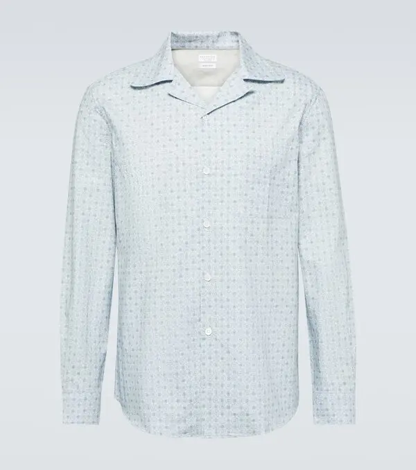 Brunello Cucinelli Printed Cotton Shirt