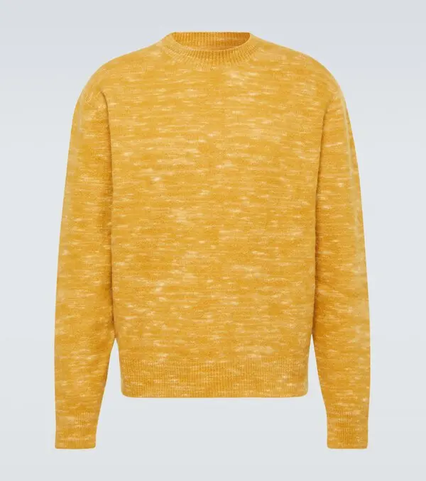 THE ELDER STATESMAN Jasper Cashmere And Mohair-blend Sweater