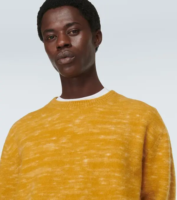 THE ELDER STATESMAN Jasper Cashmere And Mohair-blend Sweater
