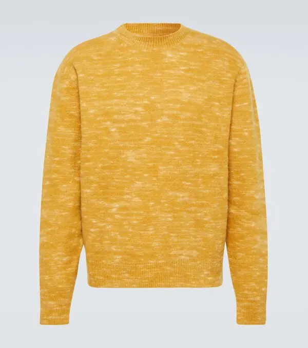 THE ELDER STATESMAN Jasper Cashmere And Mohair-blend Sweater