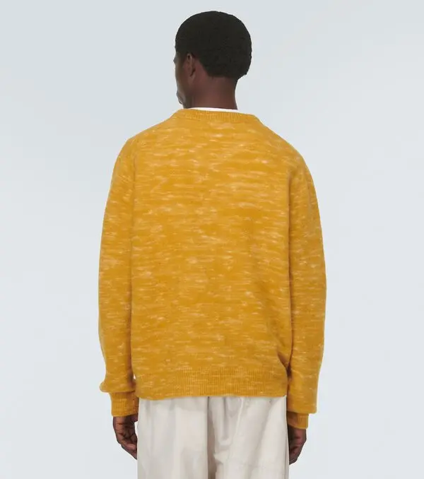 THE ELDER STATESMAN Jasper Cashmere And Mohair-blend Sweater