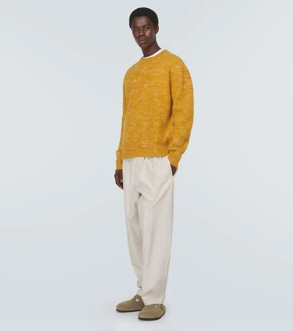 THE ELDER STATESMAN Jasper Cashmere And Mohair-blend Sweater