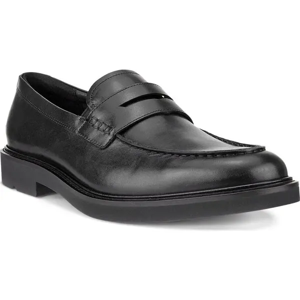 Ecco Metropole London Penny Loafer - Black