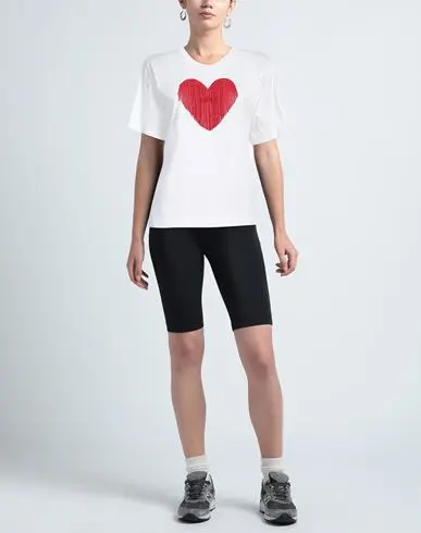 Dsquared2 Printed Jersey T-shirt With Beads - Off White