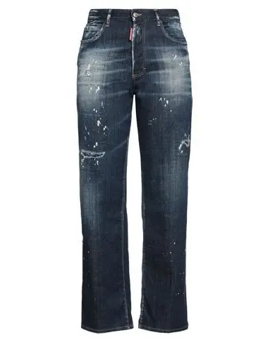 Dsquared2 Straight-leg Jeans With Leather Trims