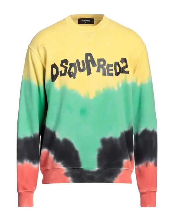 Dsquared2 Cotton Sweatshirt - Yellow