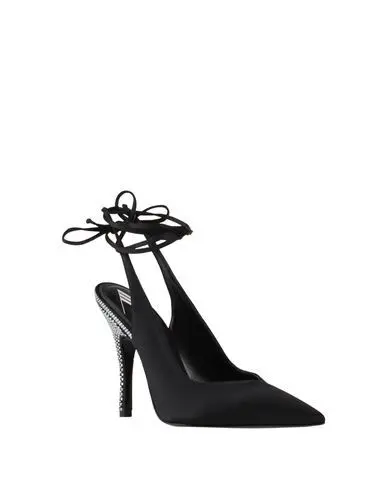 Attico Pumps With Buckle-fastening Ankle Strap - Black