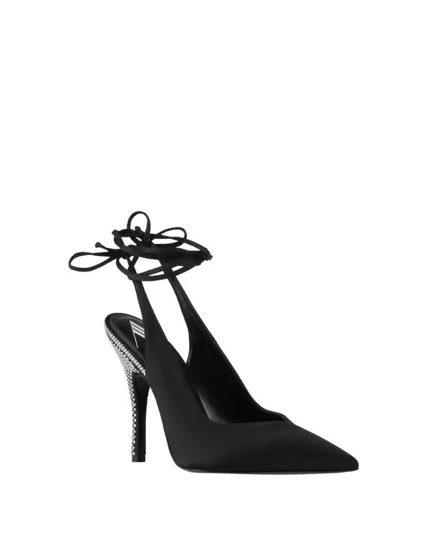 Attico Pumps With Buckle-fastening Ankle Strap - Black