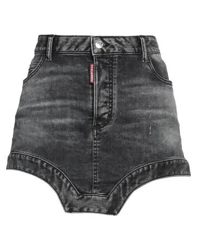 Dsquared2 Asymmetric Denim Mini Skirt