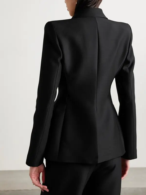 Adam Lippes Wool And Silk-blend Radzimir Blazer
