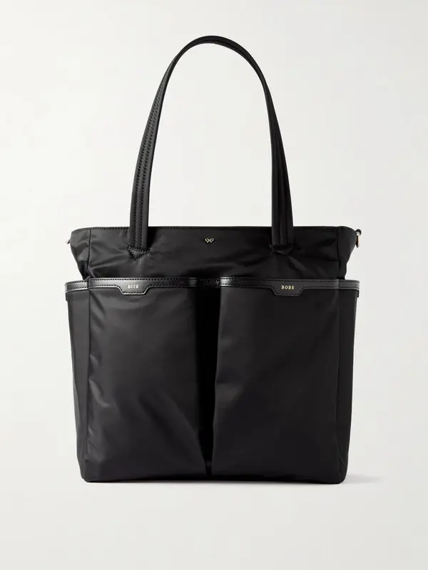 ANYA HINDMARCH Baby Leather-trimmed Econyl Tote