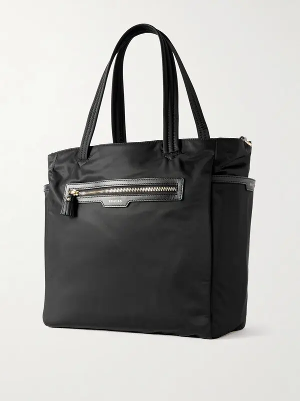 ANYA HINDMARCH Baby Leather-trimmed Econyl Tote