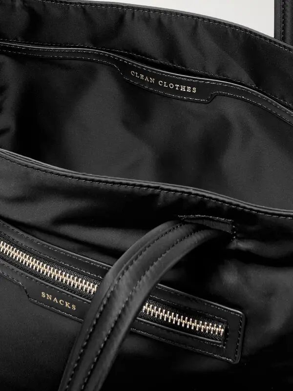 ANYA HINDMARCH Baby Leather-trimmed Econyl Tote