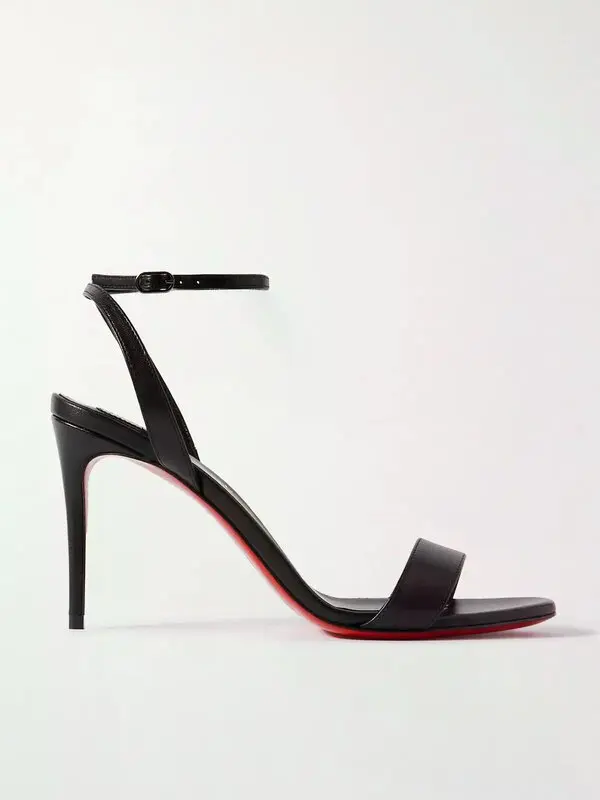 CHRISTIAN LOUBOUTIN Loubigirl 85 Leather Sandals - Black