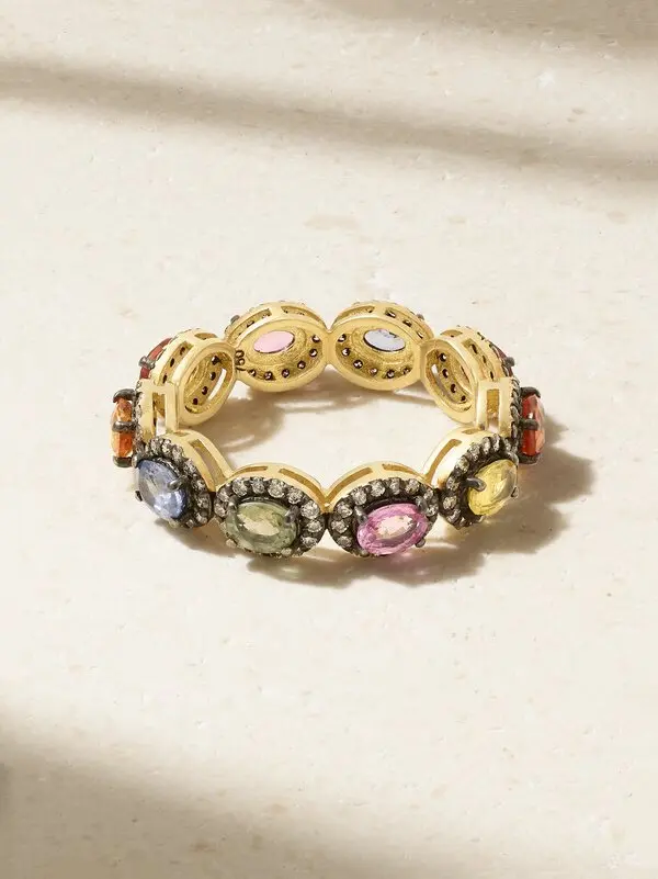AMRAPALI LONDON 18-karat Sapphire And Diamond Ring