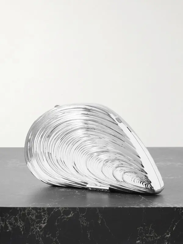 Simkhai Bridget Clutch - Silver