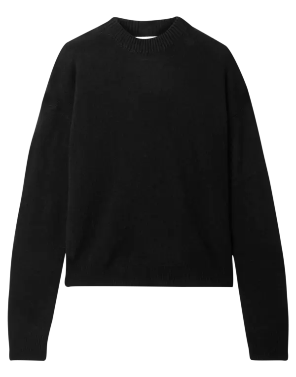 ALLUDE Wool And Cashmere-blend Sweater - Black