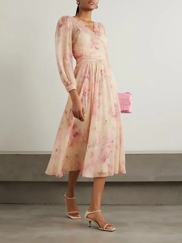 ralph lauren pink silk dress Polo Ralph Lauren Long Silk Slip Dress in Magenta Pink - Size 8