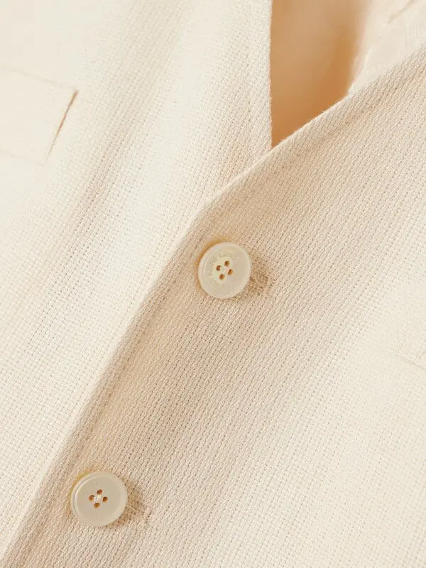 Ralph Lauren Berke Linen And Silk-blend Canvas Midi Dress