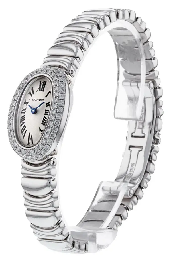 WATCHFINDER & CO. Cartier Preowned Baignoire Diamond Bracelet Watch