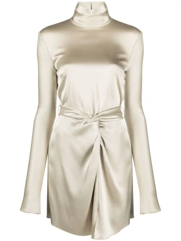 Nanushka Charon Twist-front Minidress