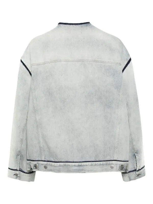 MAISON MARGIELA Four-stitch Logo Denim Jacket