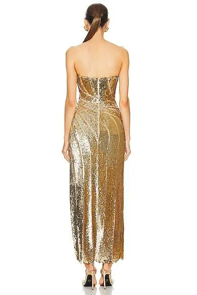 green emerald velvet dress Gold Metallic Pleated Strapless Cocktail Dress by Jovani  Tabu Knits  Boutique