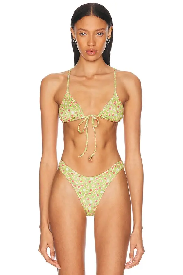 Heavy Manners X Elsa Hosk Triangle Bikini Top - In A World Of My Own