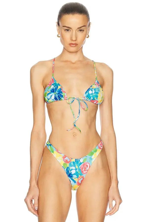 Heavy Manners X Elsa Hosk Triangle Bikini Top - La Sera Prima