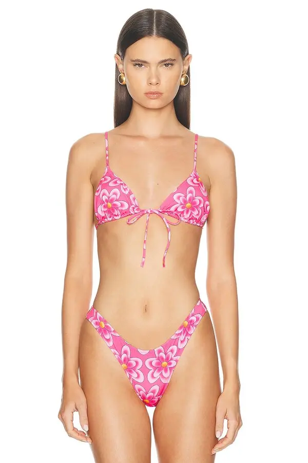Heavy Manners X Elsa Hosk Triangle Bikini Top - Not Your Barbie