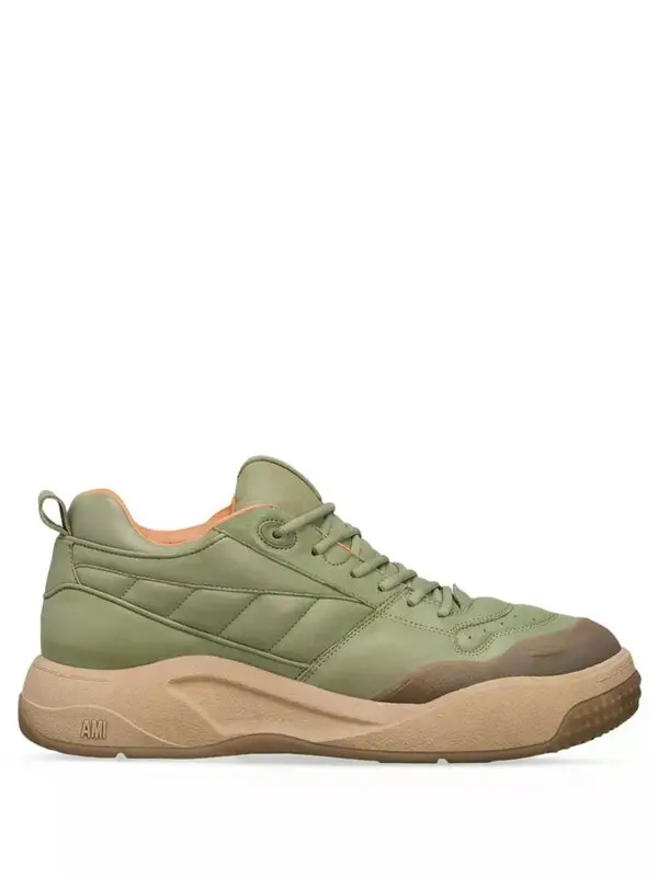 Ami Sn1509 Low-top Sneakers - Green