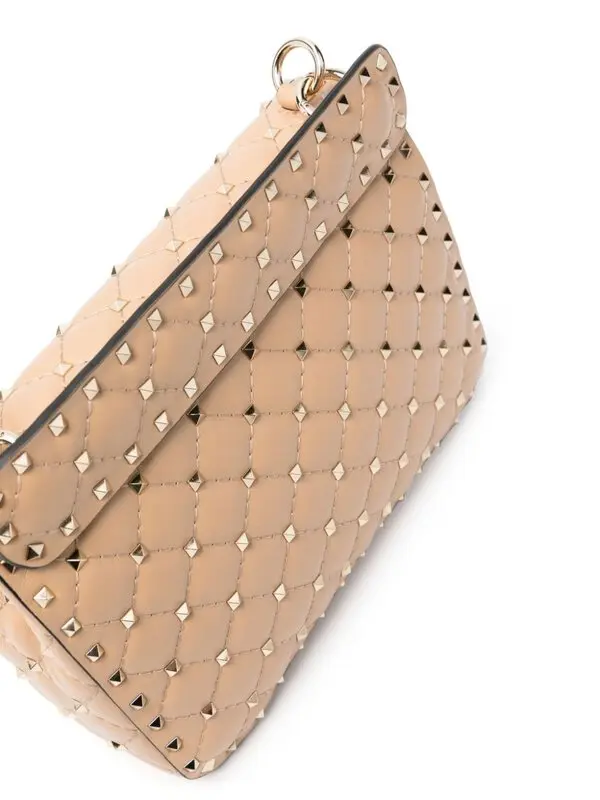 Valentino Garavani Rockstud Leather Top Handle Bag