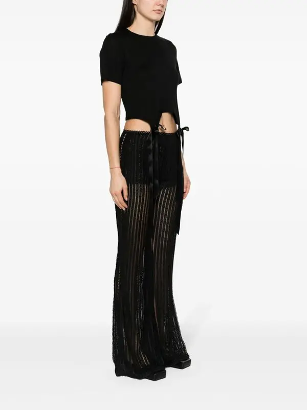Simone Rocha Bow-detail Cotton Dress - Black