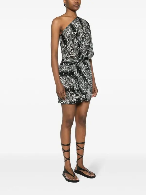 IRO PARIS Alixen Graphic Print Minidress