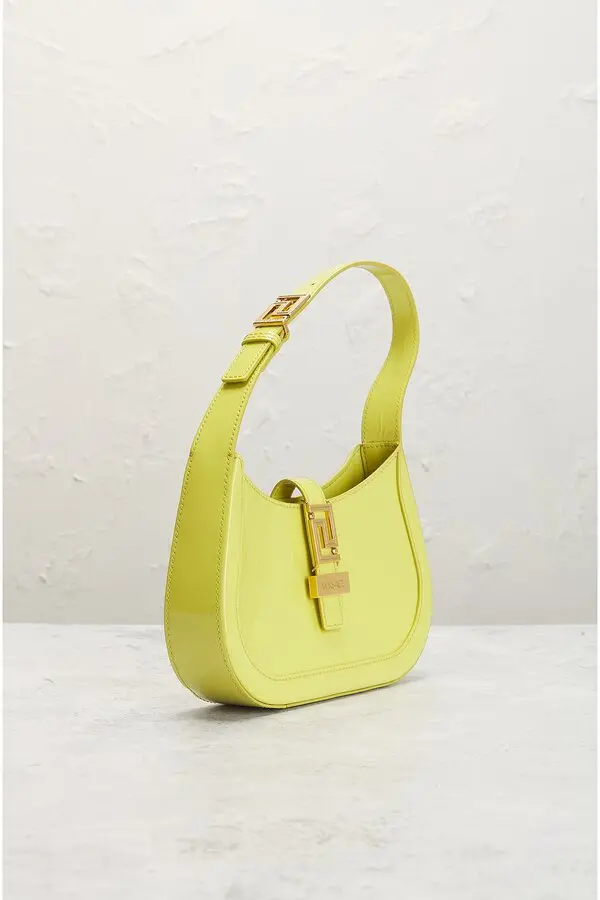 Versace Greca Goddess Hobo Bag - Yellow