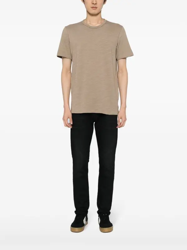 Rag & Bone Classic Flame Cotton T-shirt - Brown