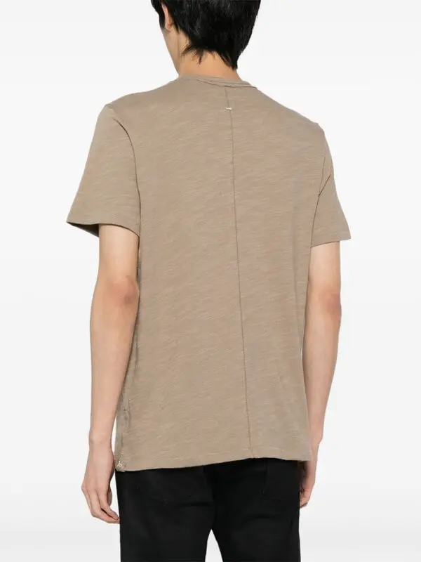 Rag & Bone Classic Flame Cotton T-shirt - Brown