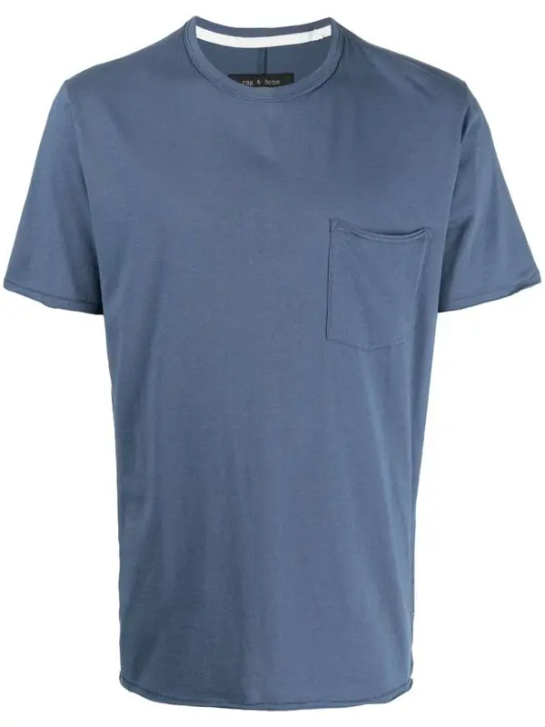 Rag & Bone Miles Cotton T-shirt - Blue