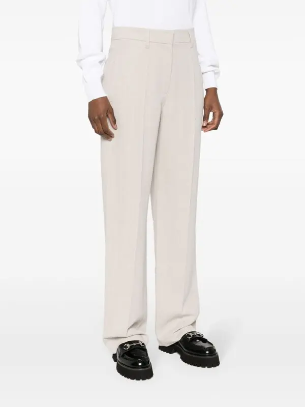 Brunello Cucinelli Monili Bead-embellished Tailored Trousers