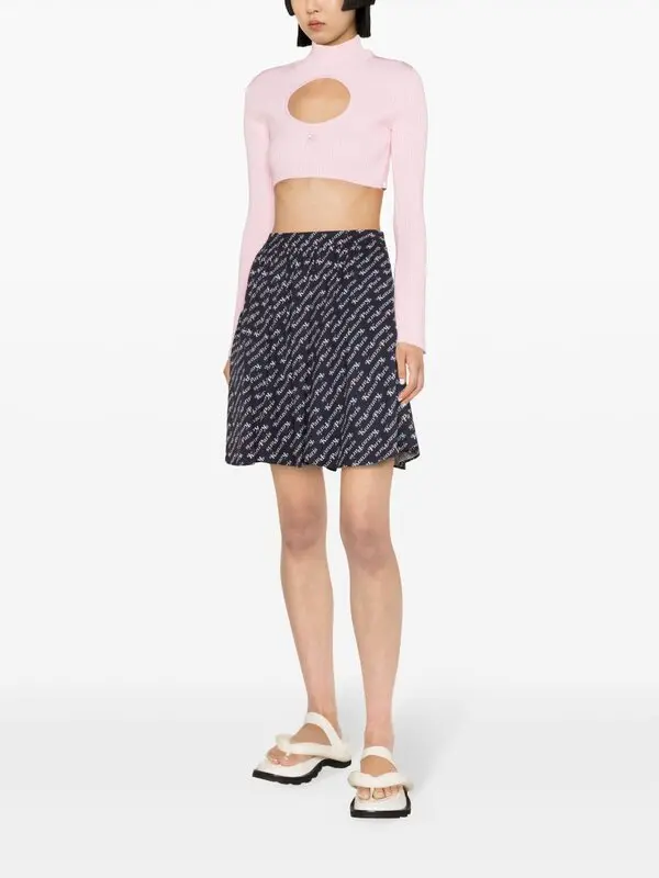 Kenzo X Verdy Flared Miniskirt - Blue