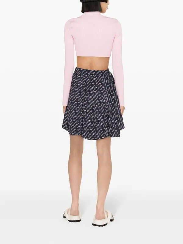 Kenzo X Verdy Flared Miniskirt - Blue